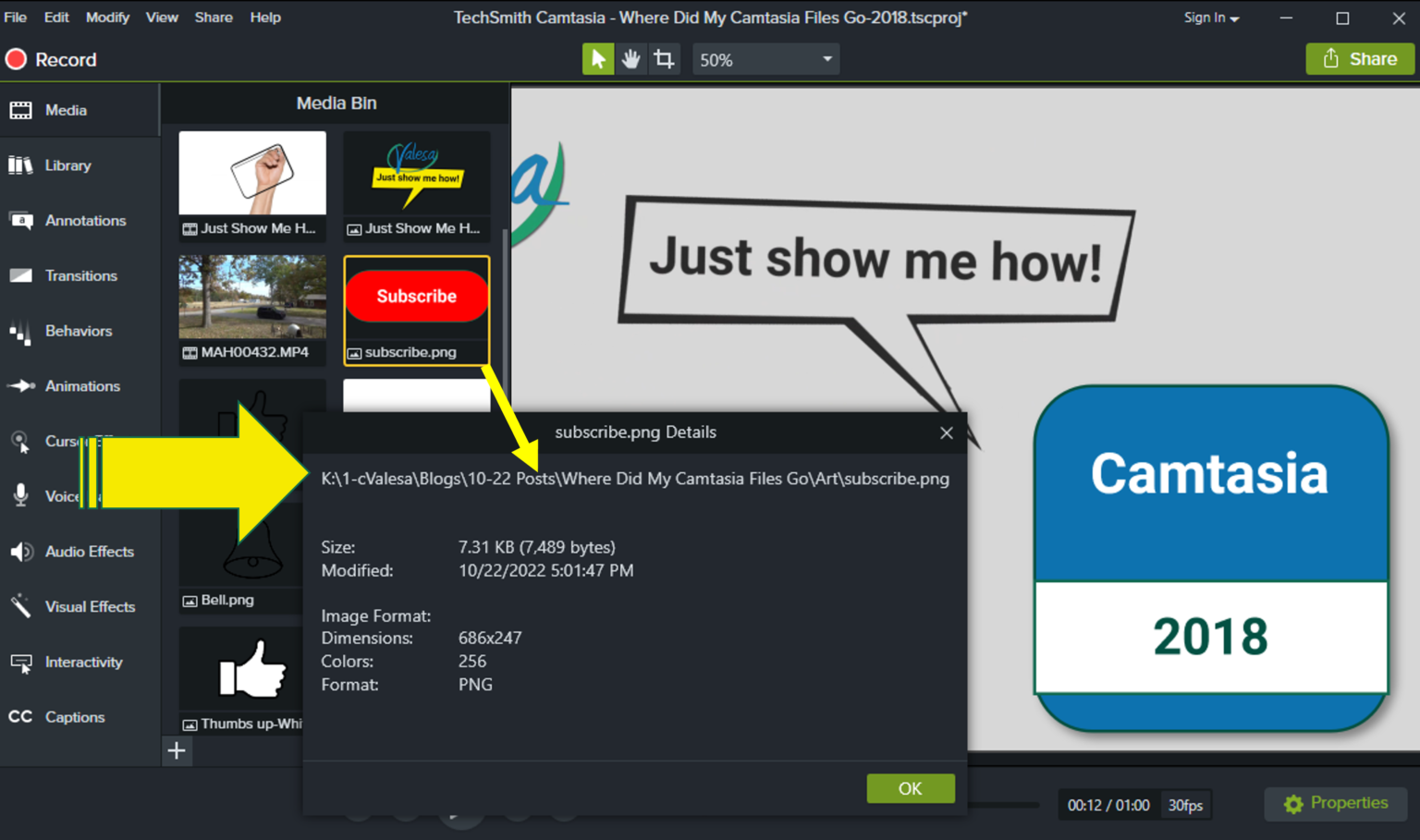 Where Did My Camtasia Files Go? - cValesa